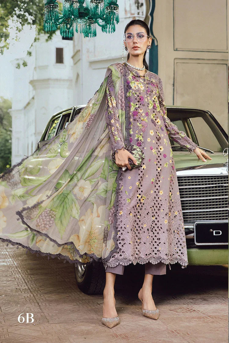Maria B - Rani Mahal M Prints Fall Collection - MPT-27-06B - Unstitche ...
