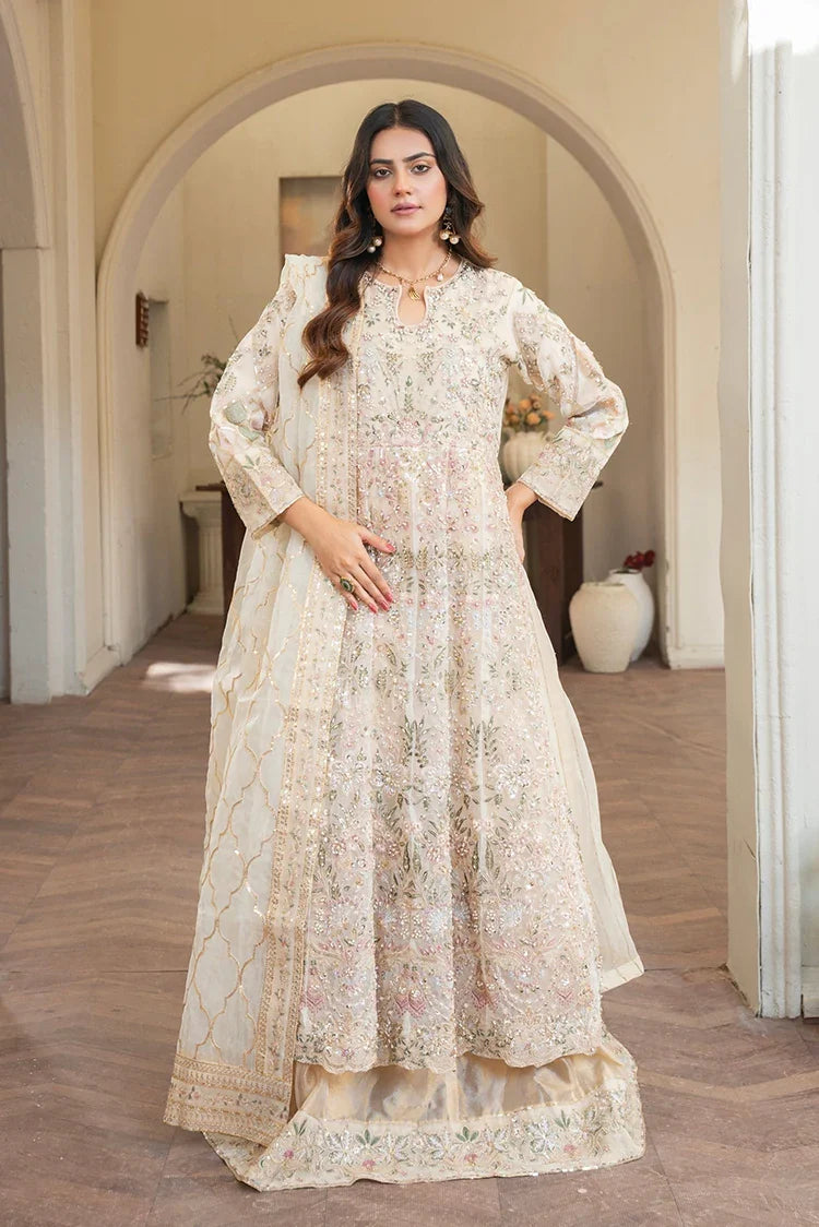 Manahils - Couture Collection - Luxury-022-Beige – Raja Sahib Intl