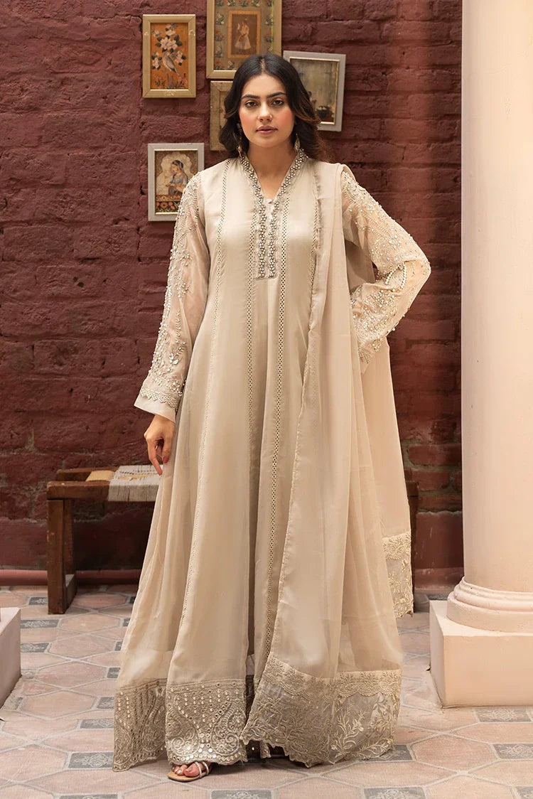 Manahils - Rang Nirala Collection - K-165-Tan Brown – Raja Sahib Intl